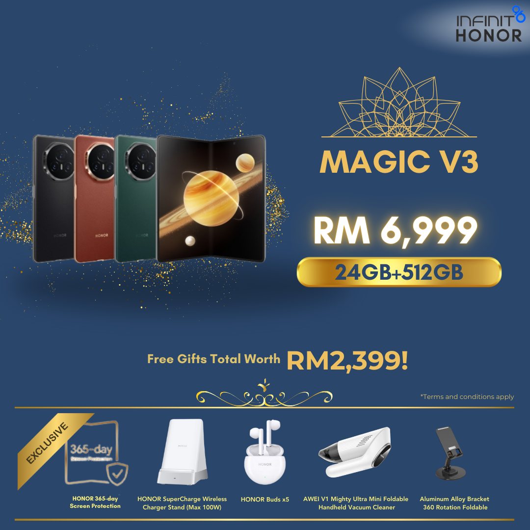 Honor Magic V3 – Infinite Concept Mobile Sdn. Bhd. (1109075-U)